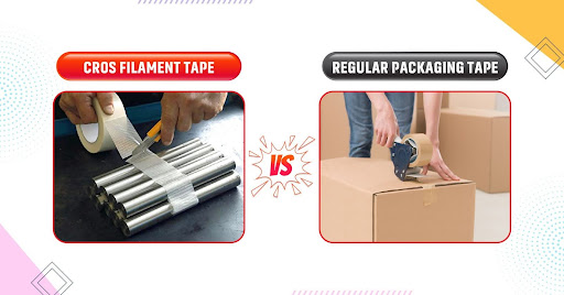 Cross Filament Tape vs Regular Packaging Tape: What’s the Difference?
